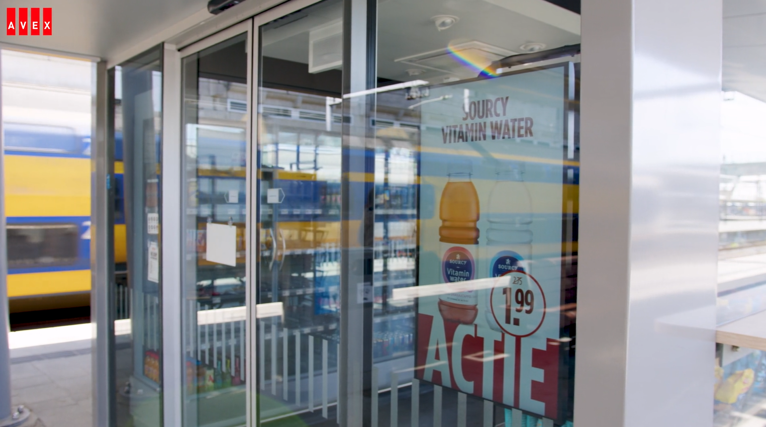 NS Kiosks digital displays realised by AVEX - AVEX