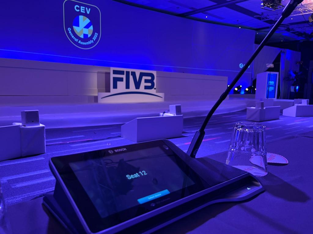 AVEX verzorgt set-up voor FIVB World Congress 2022 - AVEX